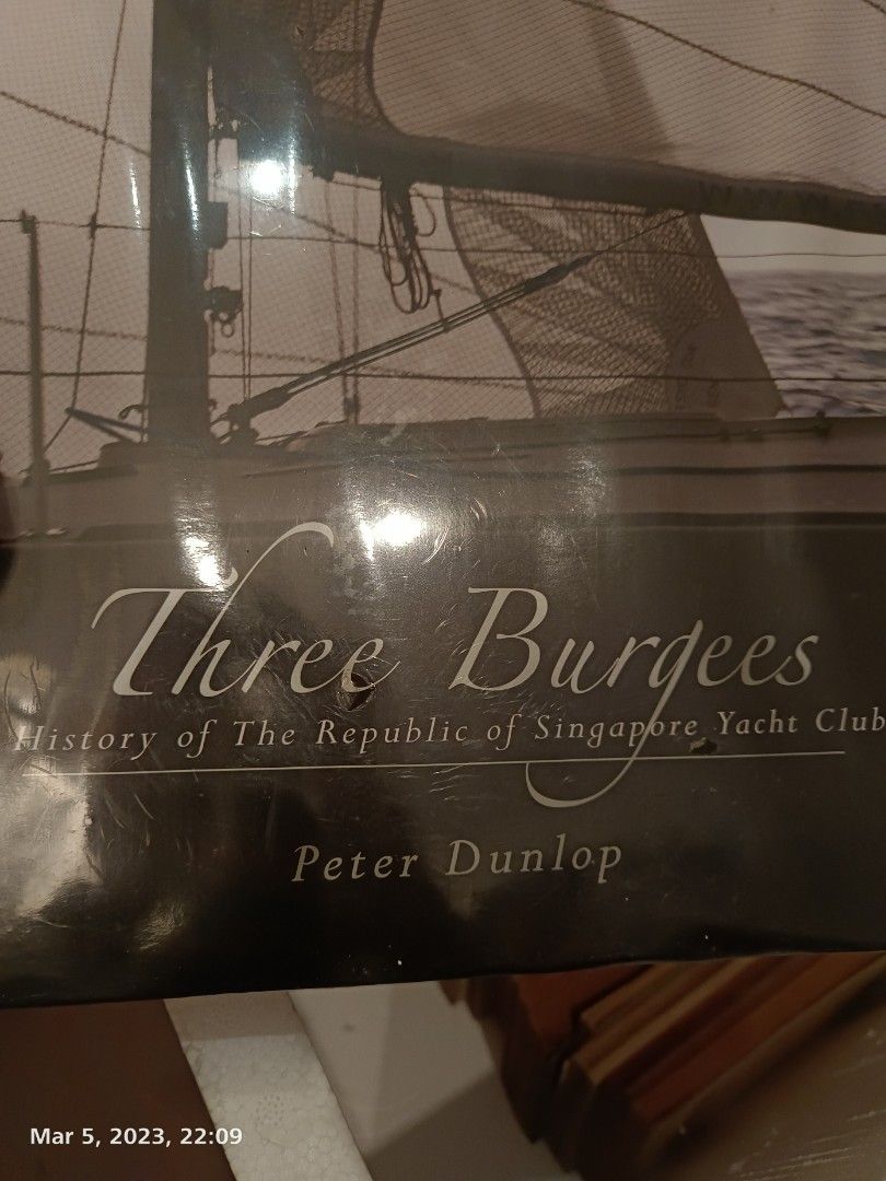 Three Burgees Peter Dunlop Singapore Yacht Club, Hobbies & Toys, Books ...