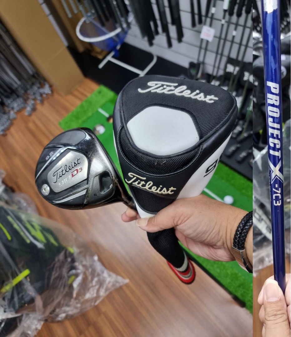 Titleist 910 D3 9.5deg Driver [With PREMIUM Project X 7C3 Shaft ...
