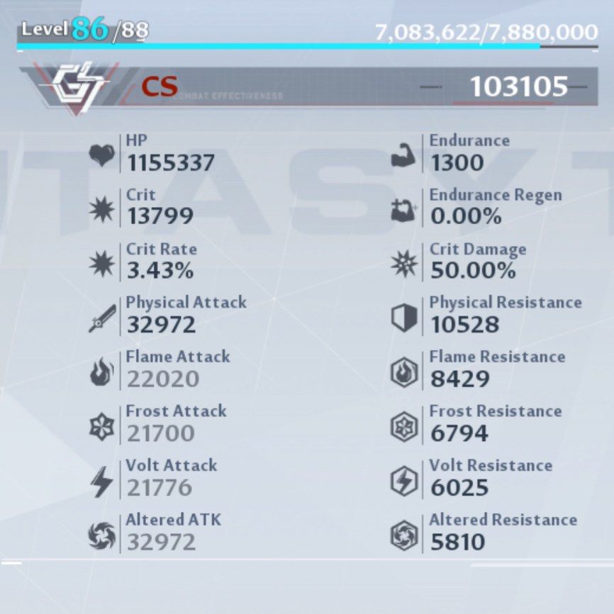 103k CS // Tower of Fantasy (ToF) account [Asia Pacific (AP) - Eden ...