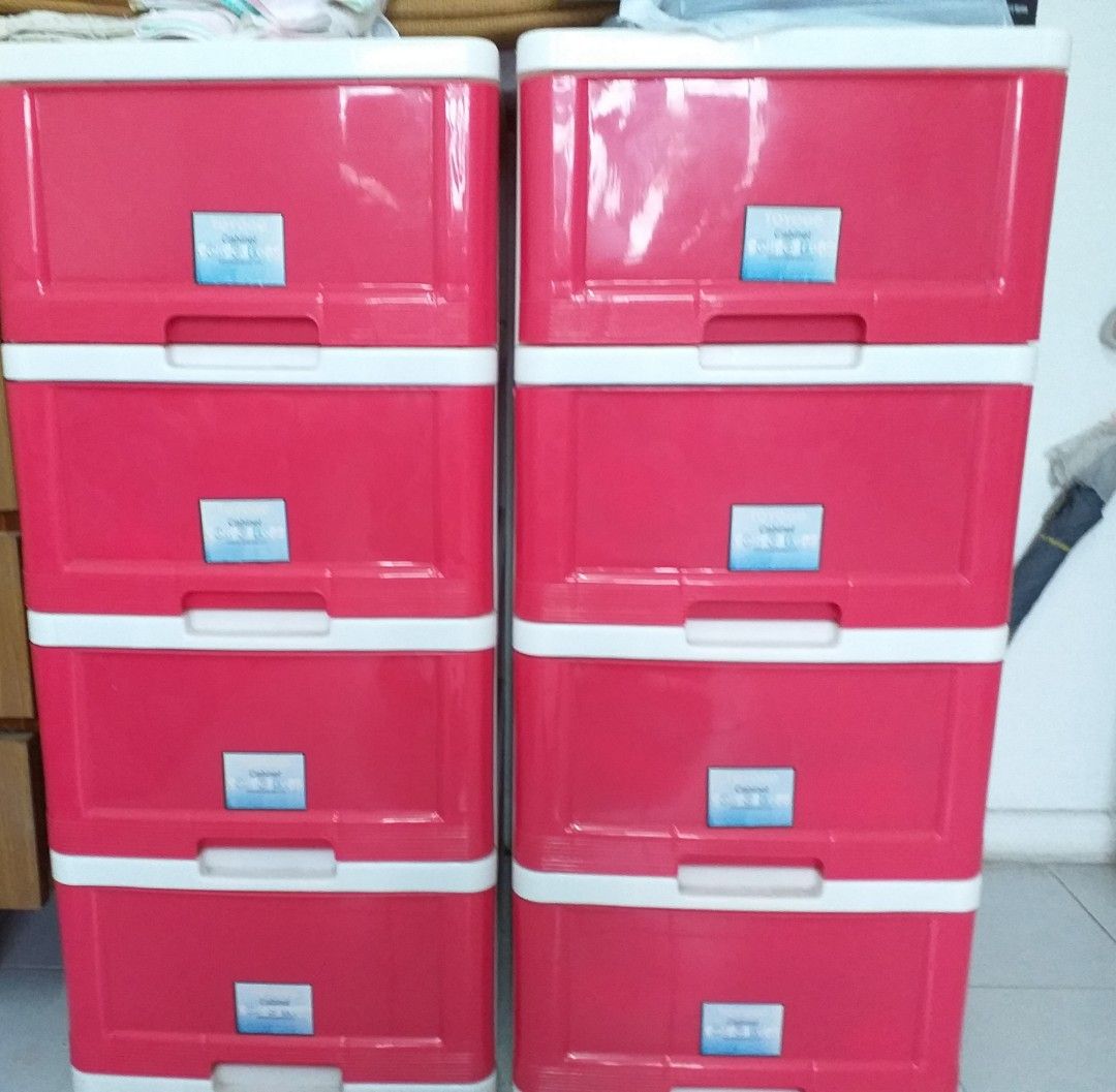 Toyogo 4 Drawer Storage Cabinet, Furniture & Home Living, Furniture ...