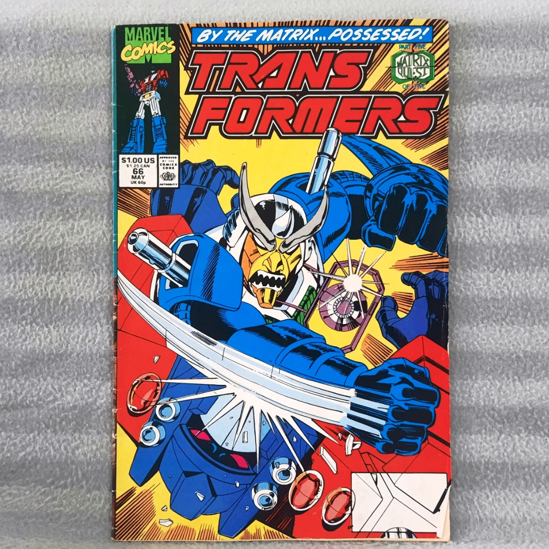 Transformers #66 Newsstand (Marvel Comics) Simon Furman, Geoff Senior ...