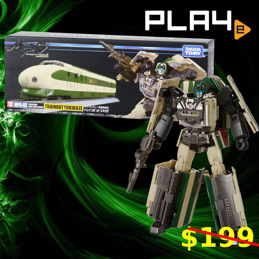 Transformers MPG-03 Train Bots Yukikaze (7102248) Brand New, Hobbies ...