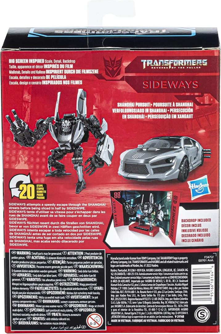 Transformers Toys Studio Series 88 Deluxe Class Transformers: Revenge ...