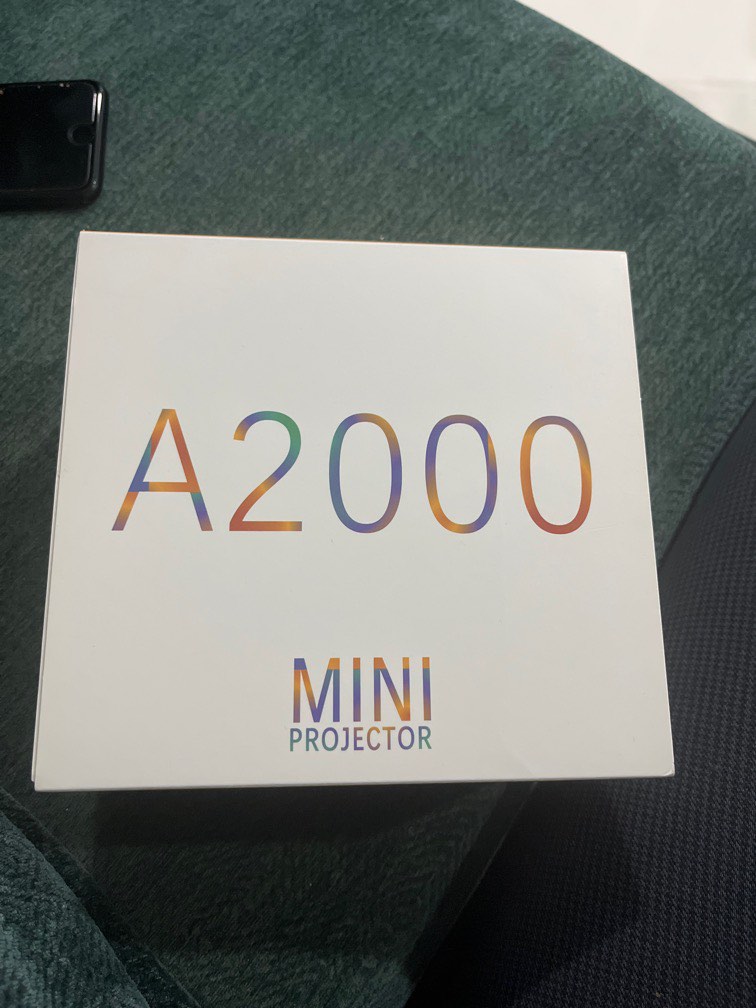 Transjee A2000 Mini projector, TV & Home Appliances, TV & Entertainment ...
