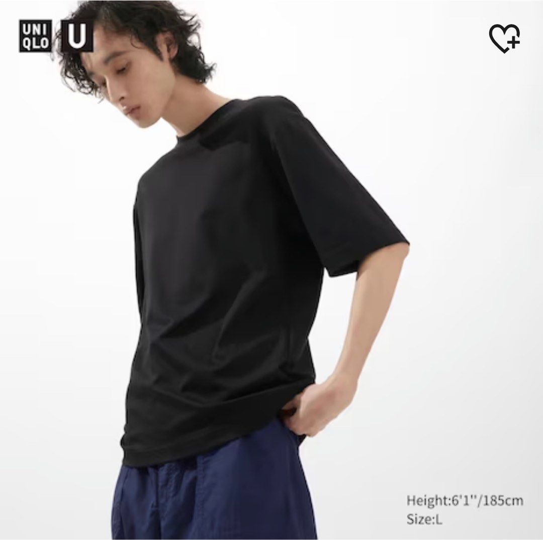 Uniqlo Airism Oversized Tee, Men's Fashion, Tops & Sets, Tshirts & Polo ...