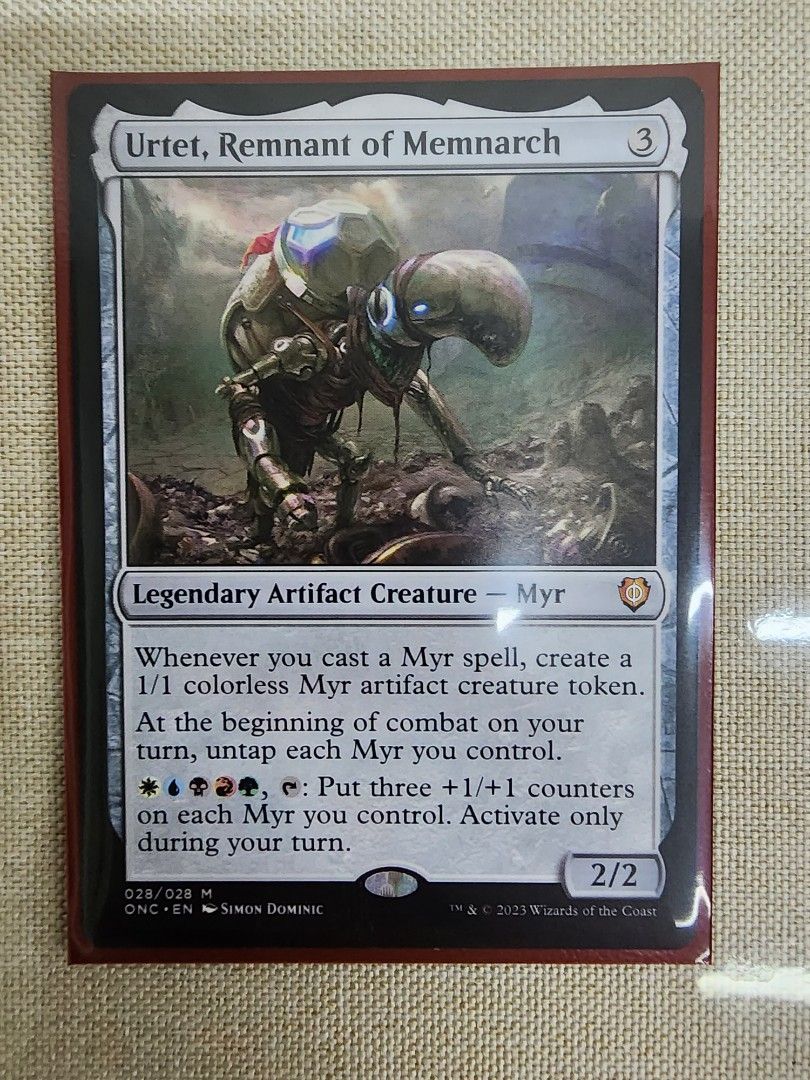 Mtg - Urtet, Remnant of Memnarch, Hobbies & Toys, Toys & Games on Carousell