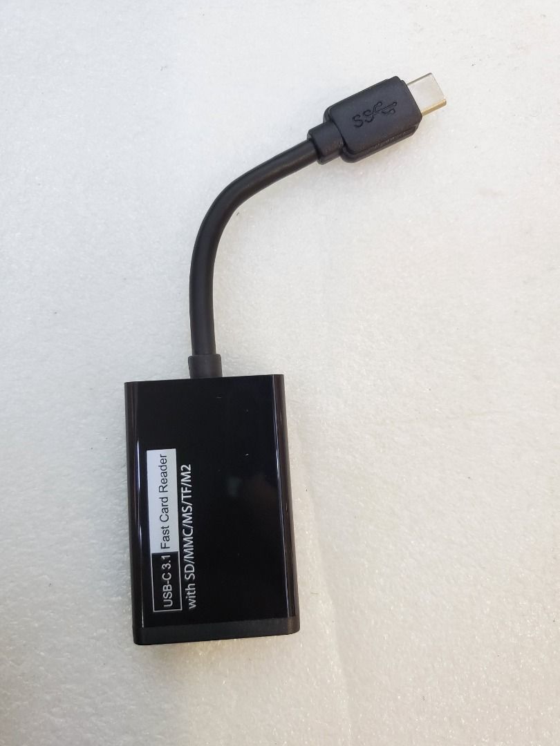 USB-C 3.1 Male to Fast Memory Card Reader (SD/MMC/MS/TF/M2)RST ...