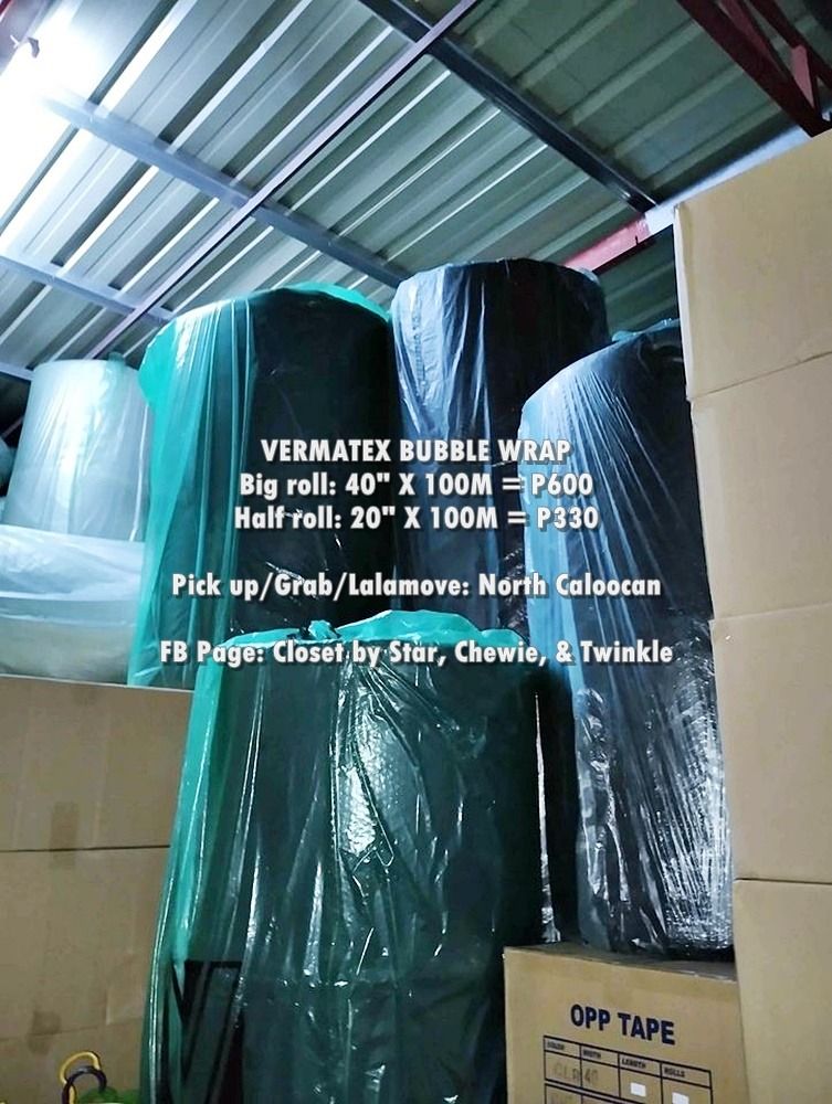 Vermatex Black Bubble Wrap on Carousell