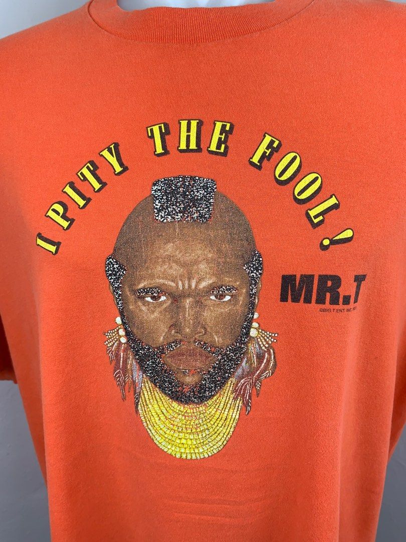 Vintage 00s 2000 Mr.T / American Actor / The A-Team / Rocky III, Men's ...