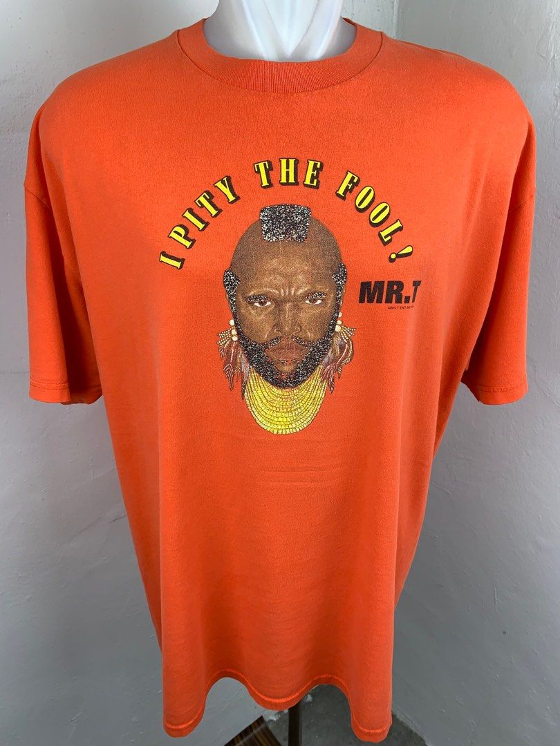 Vintage 00s 2000 Mr.T / American Actor / The A-Team / Rocky III, Men's ...