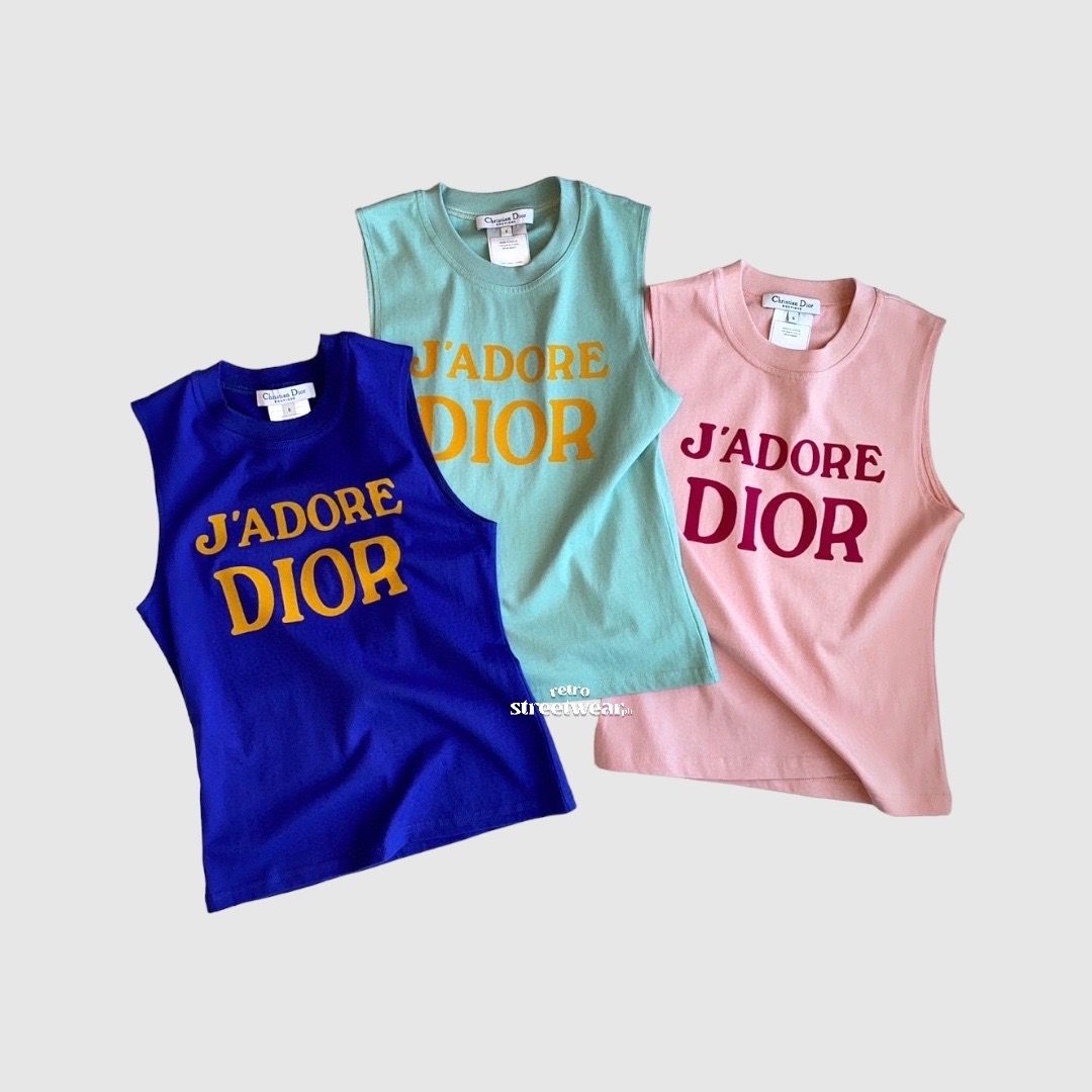 Vintage J’adore Dior Tank Tops, Luxury, Apparel on Carousell