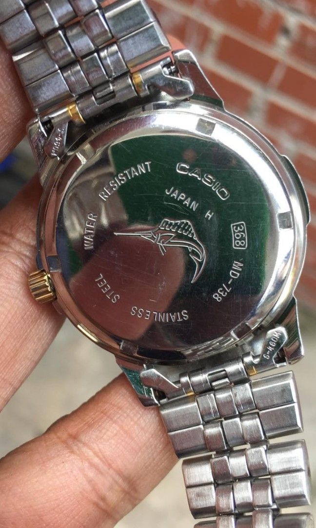 Vintage Rare Casio Diver Moon phase MD-738 with France Mov't, Men's ...