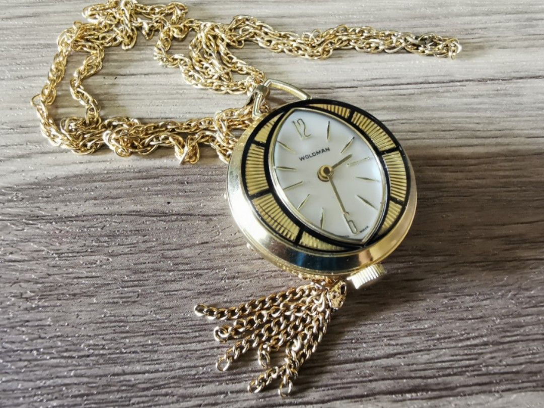Vintage Woldman Pendant watch on Carousell