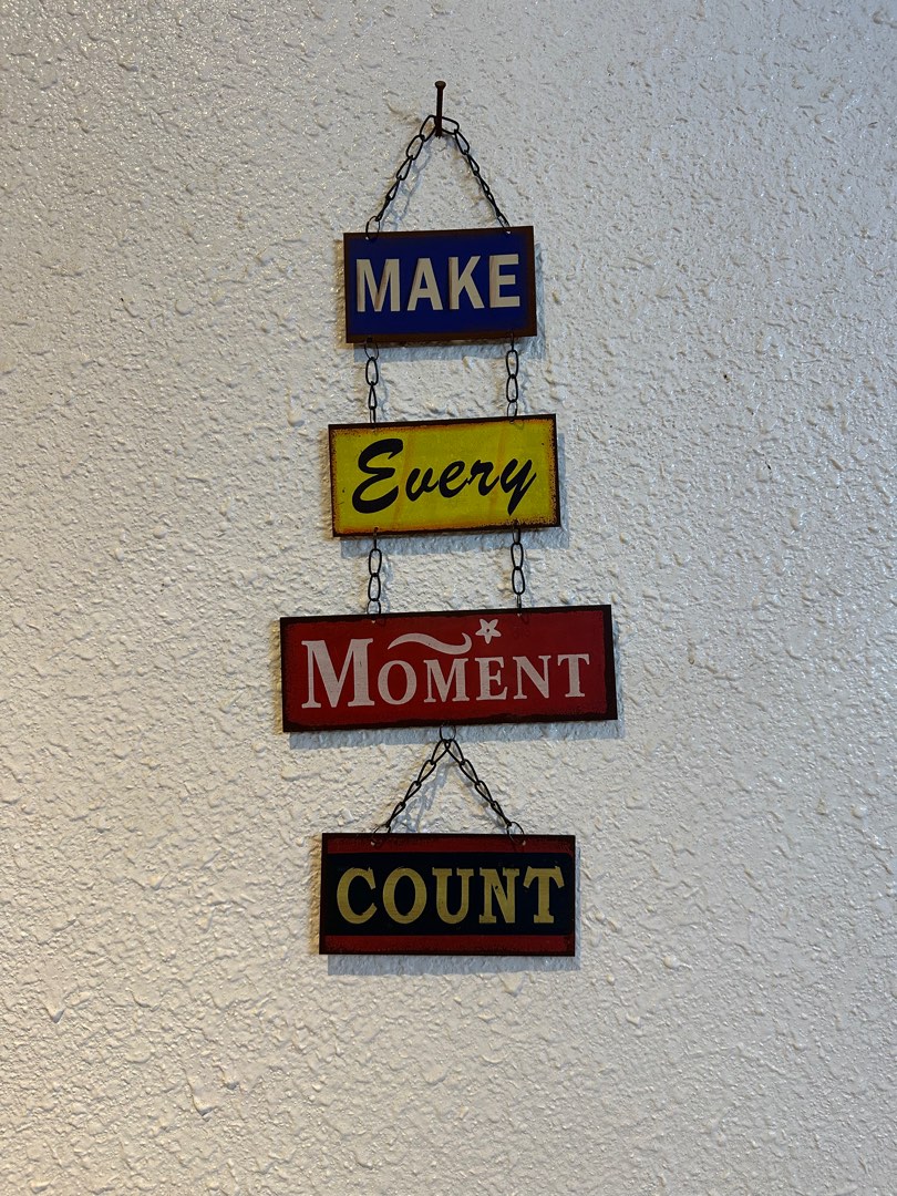 Wording Sign, Furniture & Home Living, Home Decor, Wall Decor on Carousell