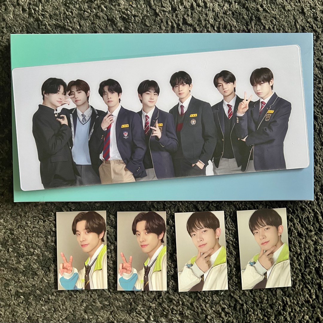 wts enhypen 2022 enniversary frame and heeseung jake pc, Hobbies & Toys ...