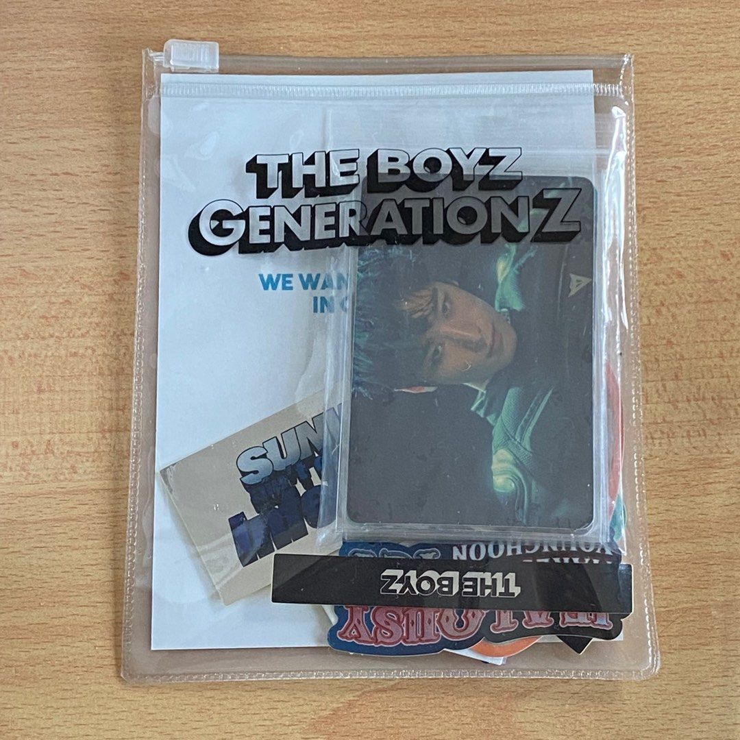 [wts] the boyz tbz special edition merch generation z gen z photocard ...