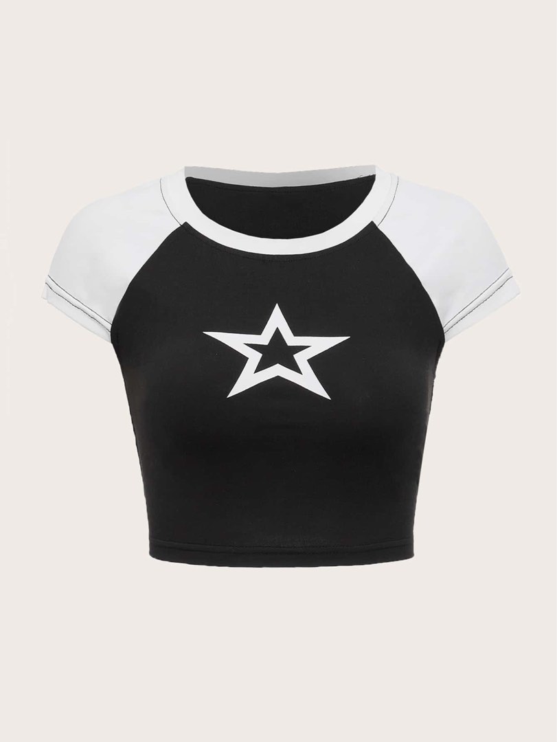Y2k Star Crop Top Womens Fashion Tops Sleeveless On Carousell