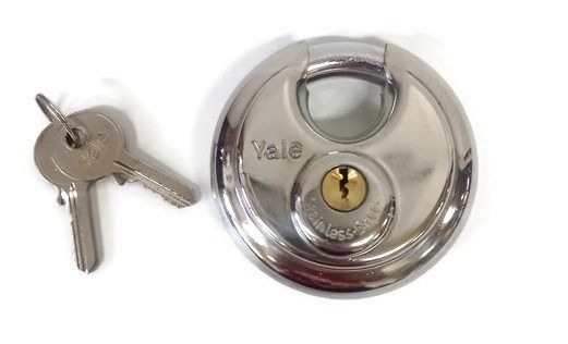 Yale MOON DISKUS ROUND PADLOCK 70mm Made in Taiwan, Furniture & Home ...