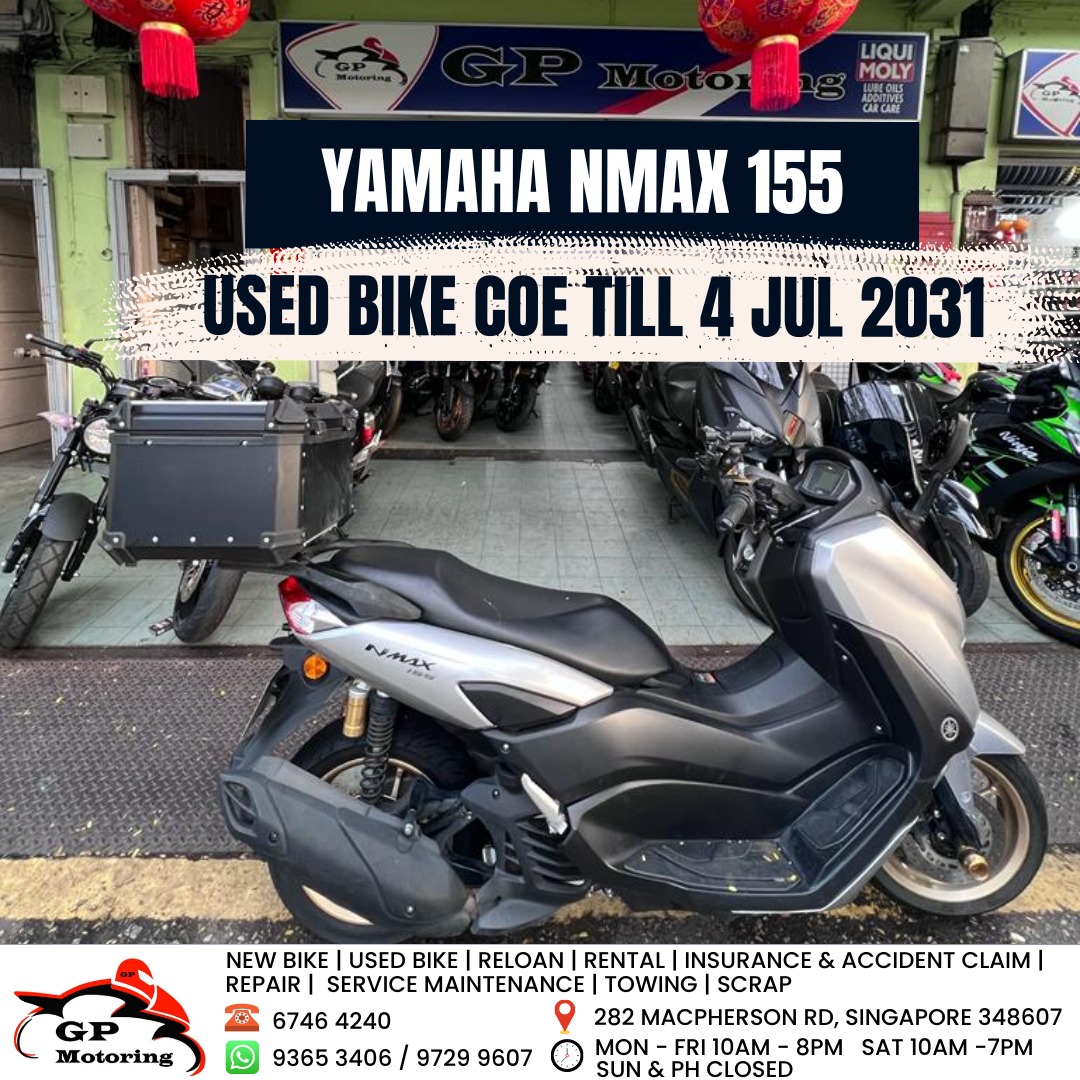 YAMAHA NMAX155 | AUTO | KEYLESS | USED BIKE | MODEL 2021 | GP Motoring ...