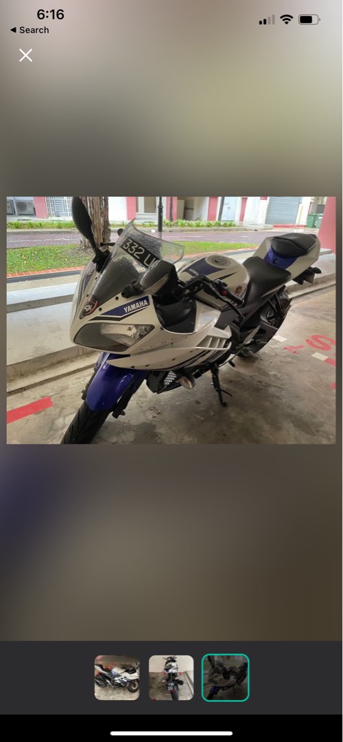 Yamaha R15 V2 -COE left 1 Year 10mths(renewable), Motorcycles, Motorcycles for Sale, Class 2B on ...