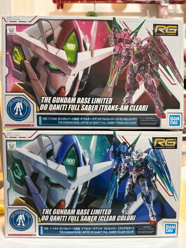 00 QAN[T] FULL SABER (The Gundam base limited ), Hobbies & Toys, Toys ...