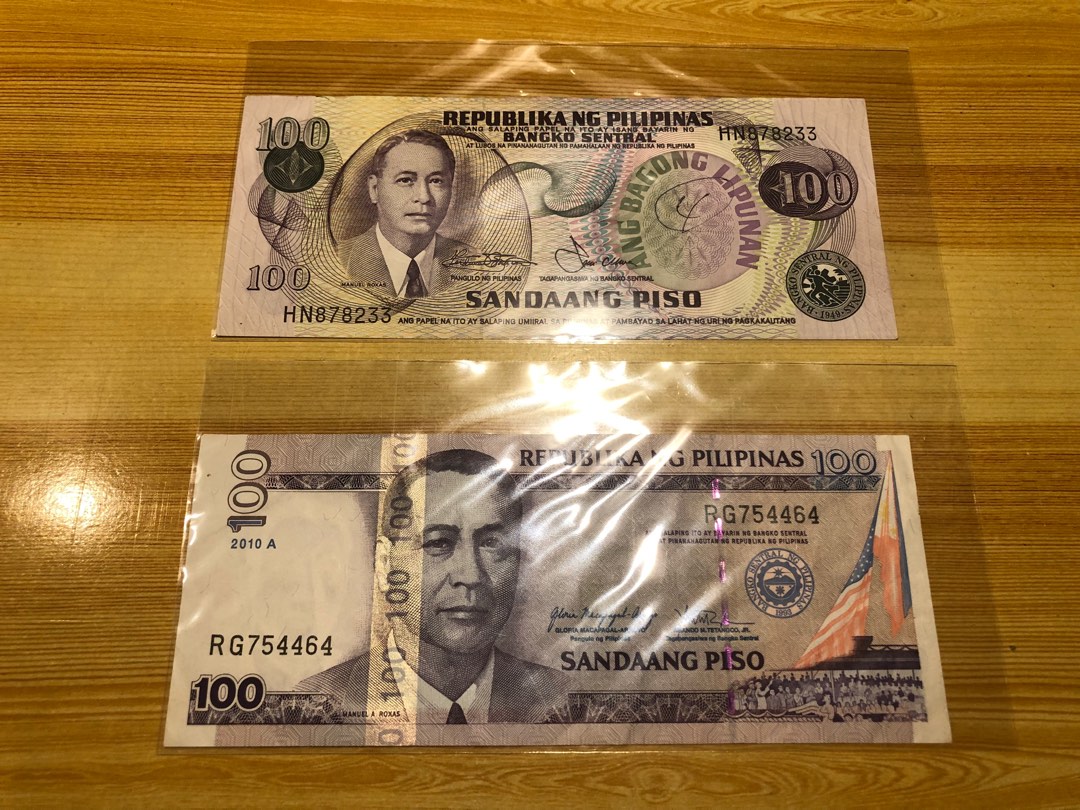100 piso paper, Hobbies & Toys, Memorabilia & Collectibles, Currency on ...