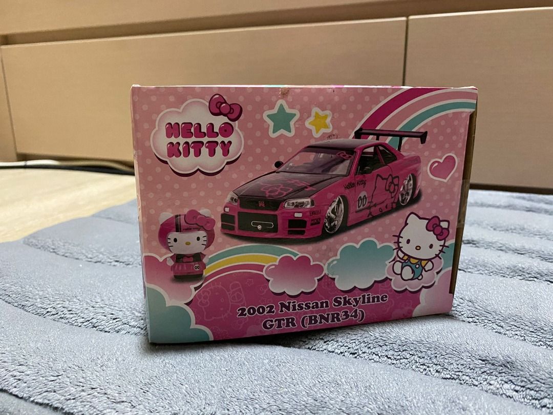 1:24 Sanrio Hello Kitty Nissan Skyline GTR (BNR34), Hobbies & Toys ...