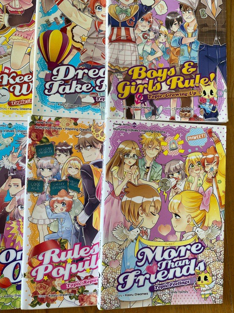 24 Candy Jem Comics (G01-G24), Hobbies & Toys, Books & Magazines ...