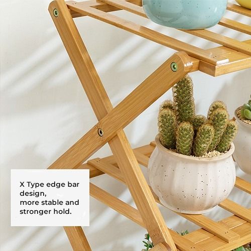 5 and 6 Tier Multi Rack Succulent Plant Pot Rack Planter Rack Balcony ...