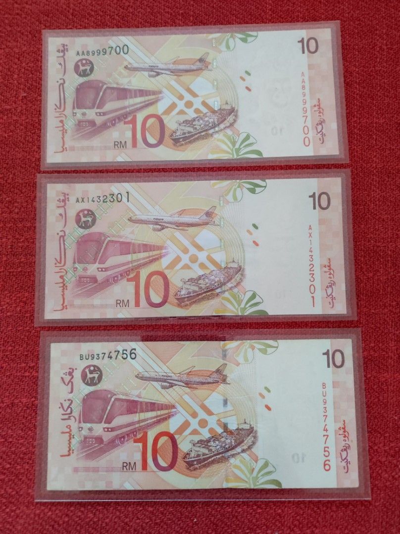 8th, 9th & 10th series RM10 3 Pcs @ $60, Hobbies & Toys, Memorabilia ...
