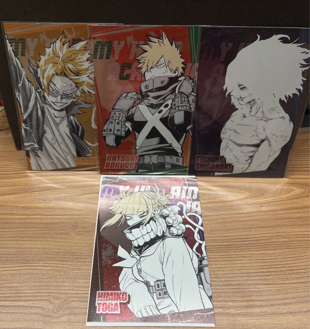 [ Nego can! | BNHA | MHA ] Boku no hero metallic postcards | Bakugo ...