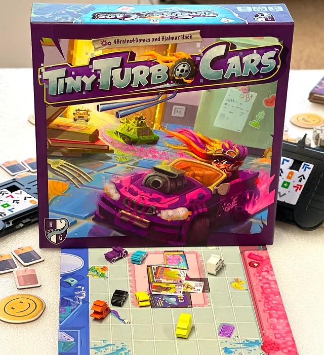 平價英文桌遊 Boardgame - Tiny Turbo Cars (Kickstarter), 興趣及遊戲, 玩具 & 遊戲類 ...