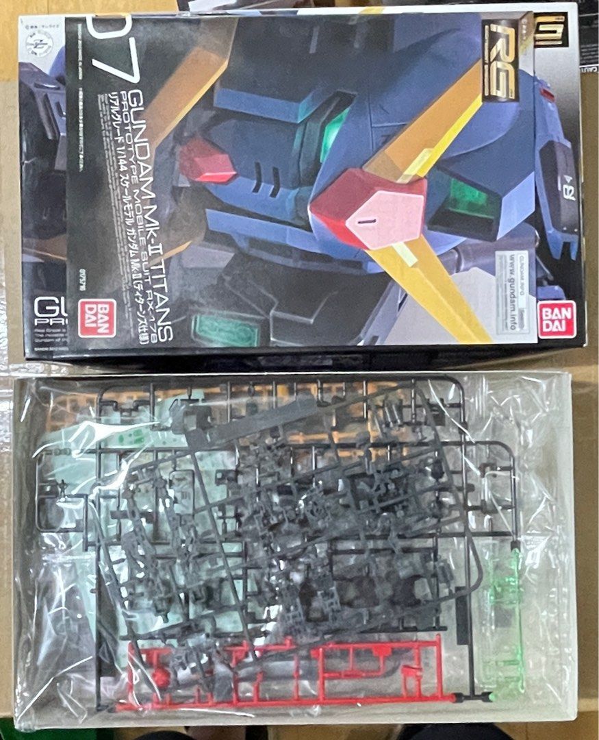 全新 BANDAI RG 1/144 Z GUNDAM RX-178 GUNDAM Mk-II TITANS 高達Mk-II 泰坦斯 高達模型, 興趣及遊戲, 玩具 & 遊戲類 - Carousell