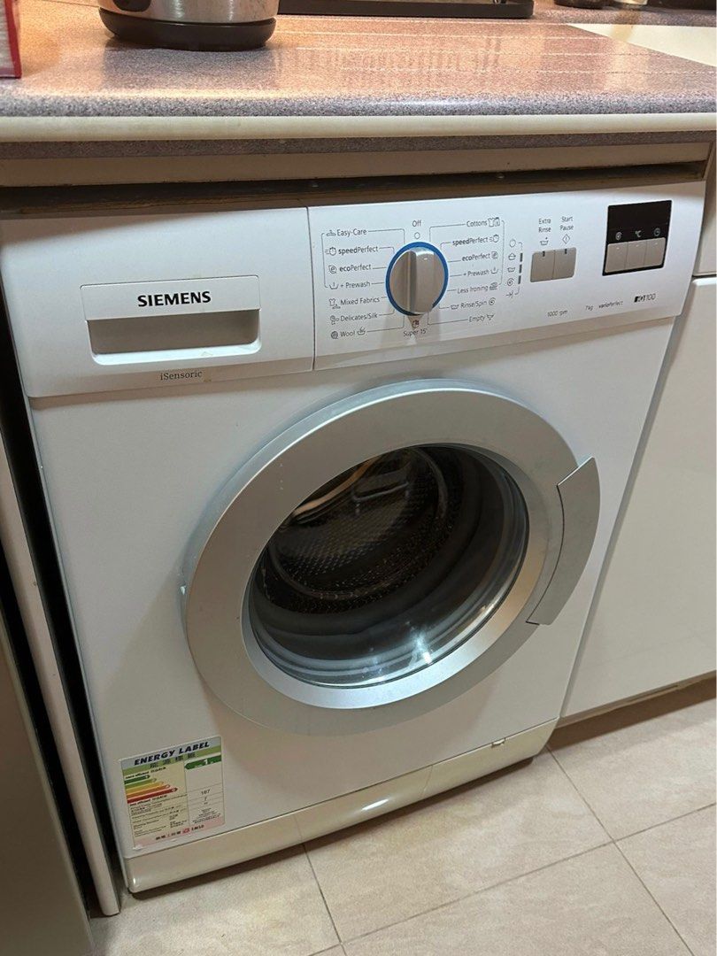 西門子洗衣機 Siemens iQ100, 家庭電器, 洗衣機及乾衣機 - Carousell