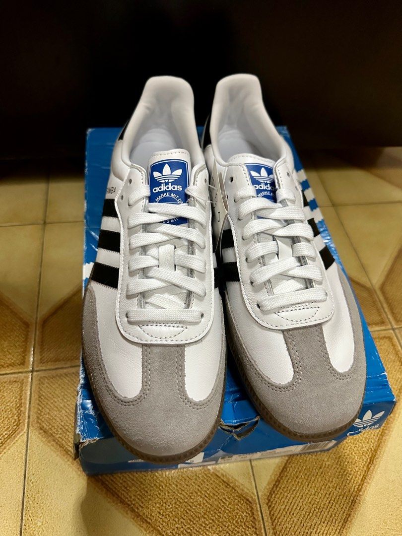 Adidas Originals Samba OG White, Men's Fashion, Footwear, Sneakers on ...