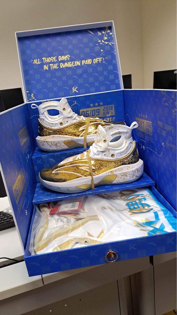 anta kt8 golden blood, Women's Fashion, Footwear, Sneakers on Carousell
