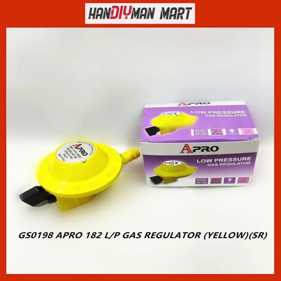 Apro Gas Regulator for Low Pressure Gas Stove, Furniture & Home Living, Kitchenware & Tableware ...
