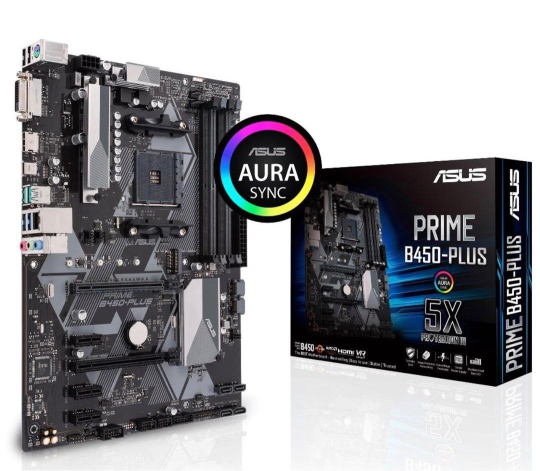 Asus b450 prime-plus, Computers & Tech, Parts & Accessories, Computer ...