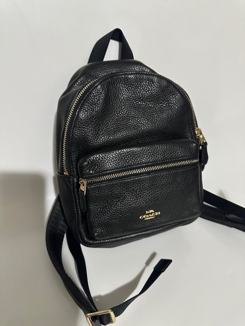 authentic coach leather backpack, Luxury, Bags & Wallets on Carousell