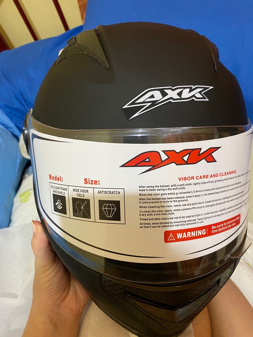 AXK Full-face Motorcycle Helmet on Carousell