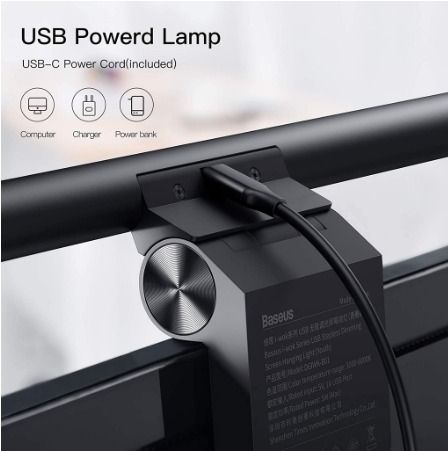 Baseus i-wok Series Monitor Light Bar Dimmable LED Screen Hanging Light ...