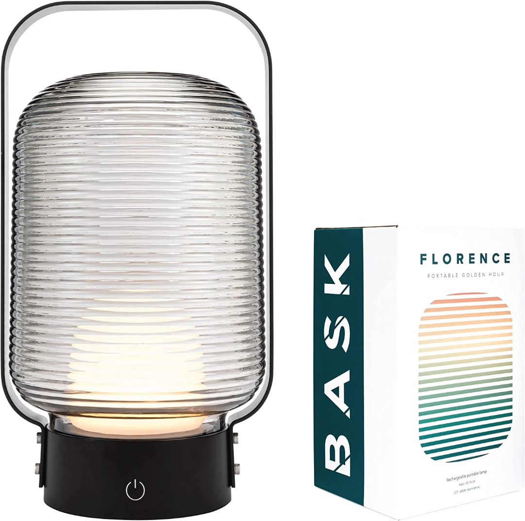 Bask Portable LED Lantern Table Lamp | USB Rechargeable | Cordless 3 ...