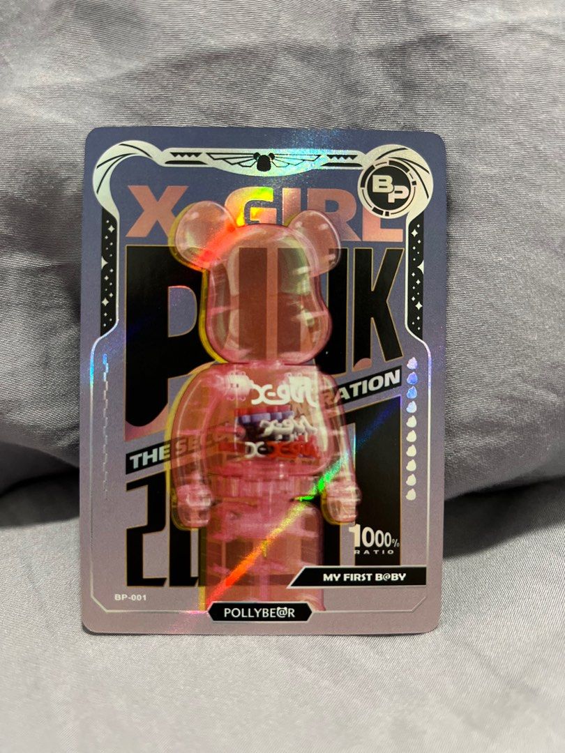 Bearbrick x Pollybear Limited Edition Card, Hobbies & Toys, Toys ...