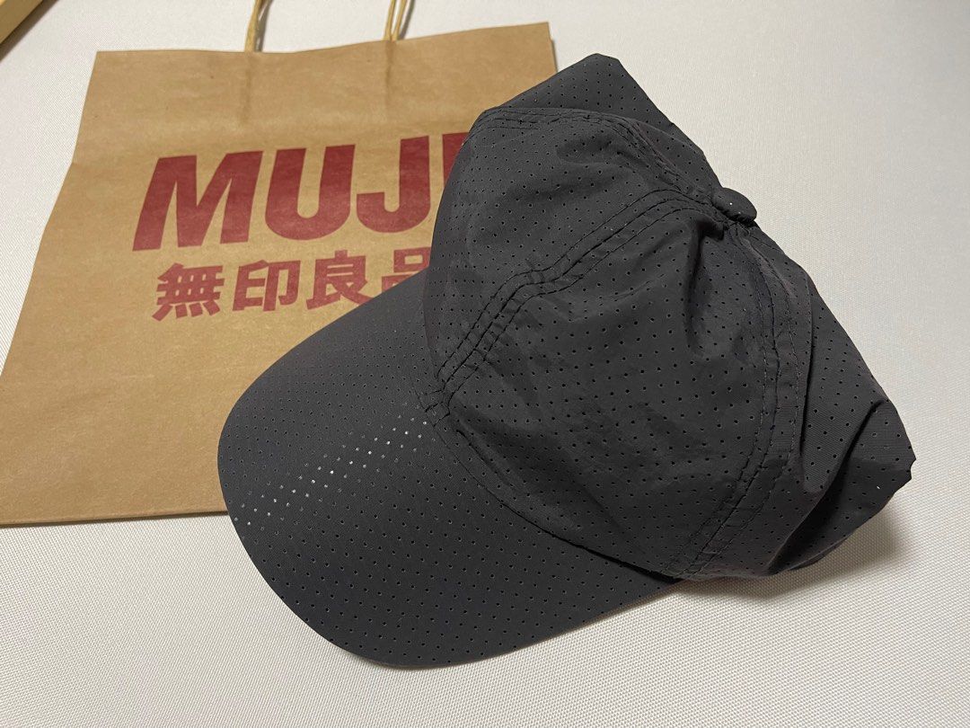 Black Muji Cap, Men's Fashion, Watches & Accessories, Caps & Hats on ...