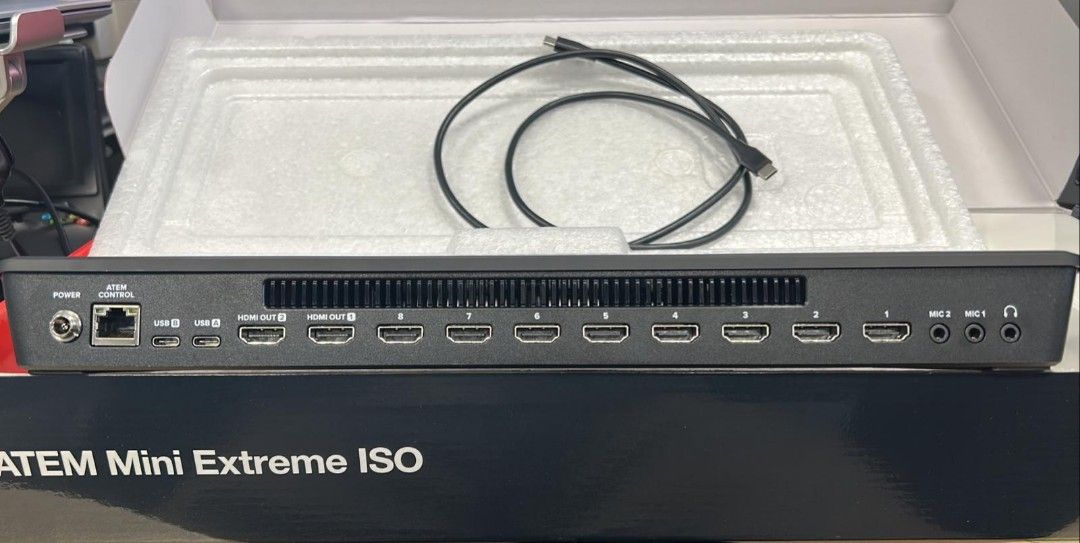 Blackmagic Design ATEM Mini Extreme ISO HDMI Switcher, Photography, Photography Accessories ...