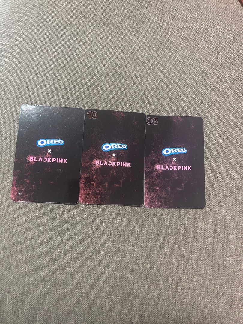 Blackpink Oreo card, Hobbies & Toys, Memorabilia & Collectibles, K-Wave ...