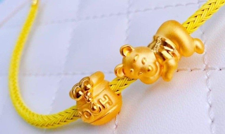 BN Real Gold 999 (24K) Pawnable Pandora Charm Shin Chan Lotso Pokemon ...