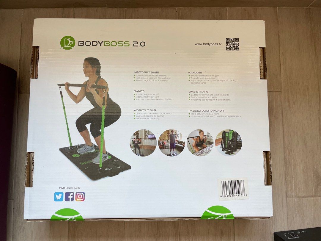 BODY BOSS 2.0, 運動產品, 運動與健身, 運動與健身 - 拉伸配件 - Carousell