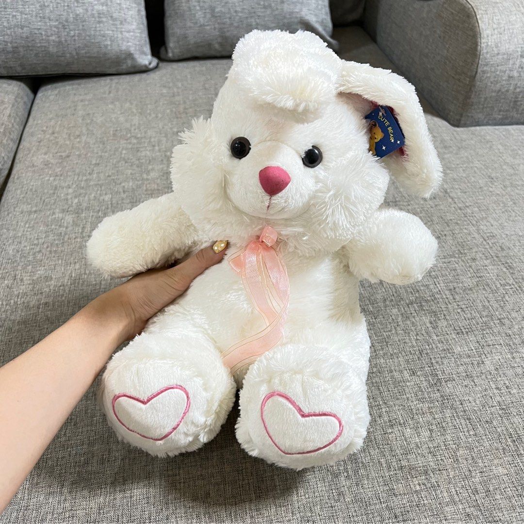 Boneka Kelinci Rabbit Putih Cute Bear New With Tag, Toys & Collectibles ...