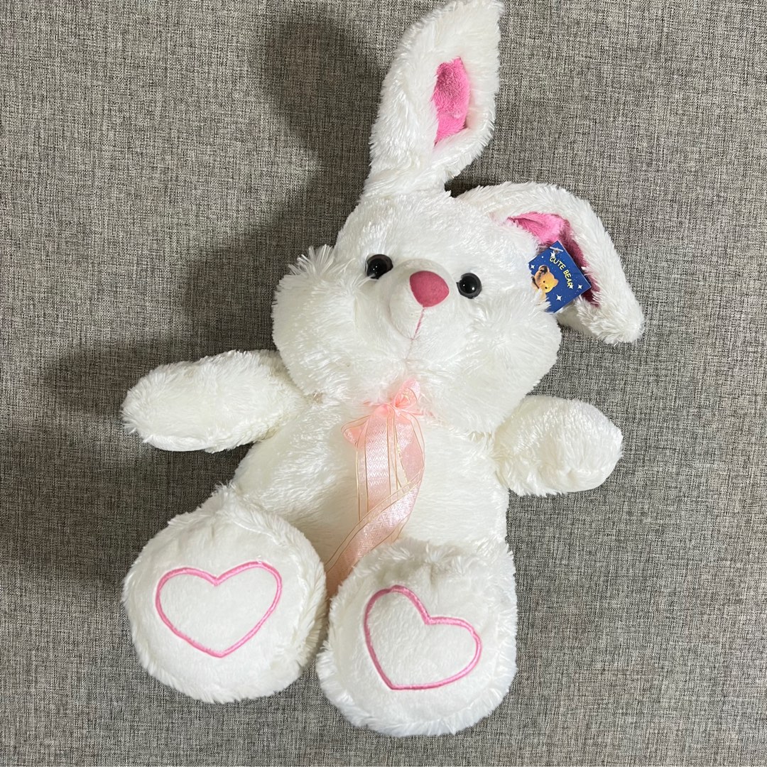 Boneka Kelinci Rabbit Putih Cute Bear New With Tag, Toys & Collectibles ...